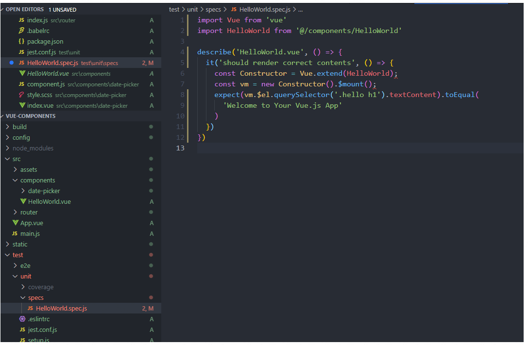 Jest 组件库单元测试【基础语法篇】_jest单元测试-CSDN博客