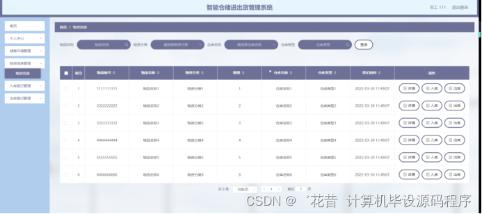 【附源码】java计算机毕业设计智能仓储进出货管理系统(程序lw部署)出入库系统源码 Csdn博客