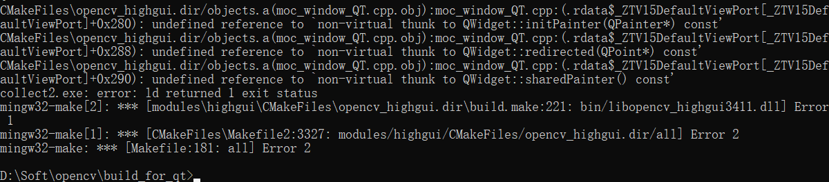 QT中配置OpenCV_qt mingw32-make-CSDN博客