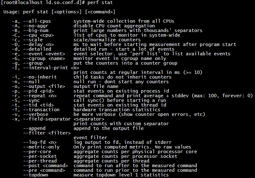 perf stat的使用-CSDN博客
