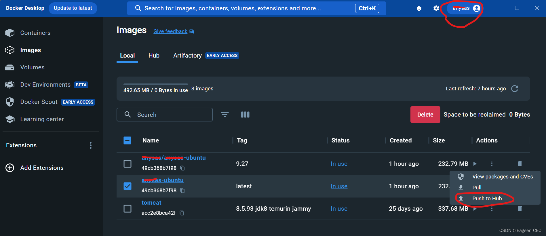 Docker 使用 Dockerfile 创建镜像及 push 到远程仓库_view summary of image vulnerabilities and recommen-CSDN博客