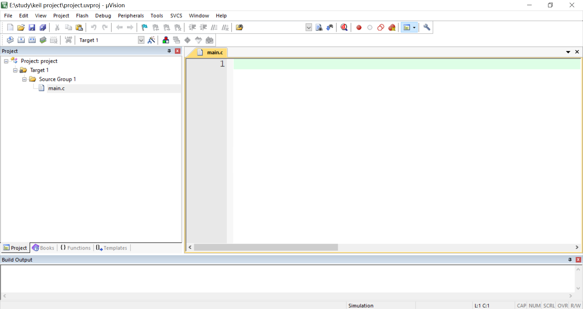 51单片机 第一课：keil5工程的建立（第一章）_keil5创建51单片机工程-CSDN博客