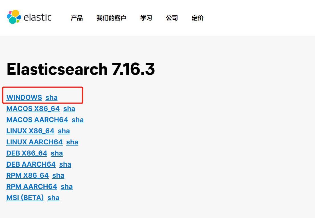 Windows系统安装Elasticsearch_windows elastic7.16-CSDN博客