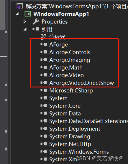 C# AForge第三方库使用 视频，拍照图片加水印_c# 视频水印-CSDN博客