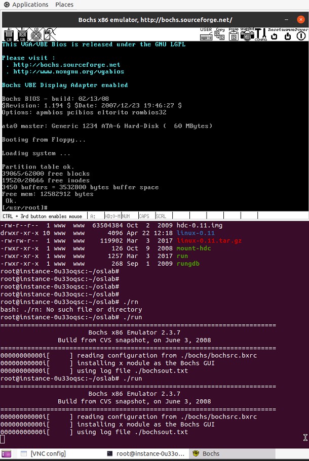 编译运行Linux0.11内核程序_进入 linux 0.11(即 run 启动 bochs 以后)-CSDN博客