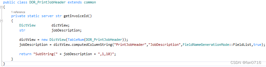 D365FO经验分享（四） - Computed column in view_d365 display method-CSDN博客