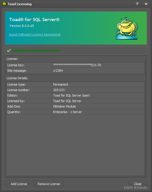 TOAD for SQL server 8.0.0.65 xpert-CSDN博客