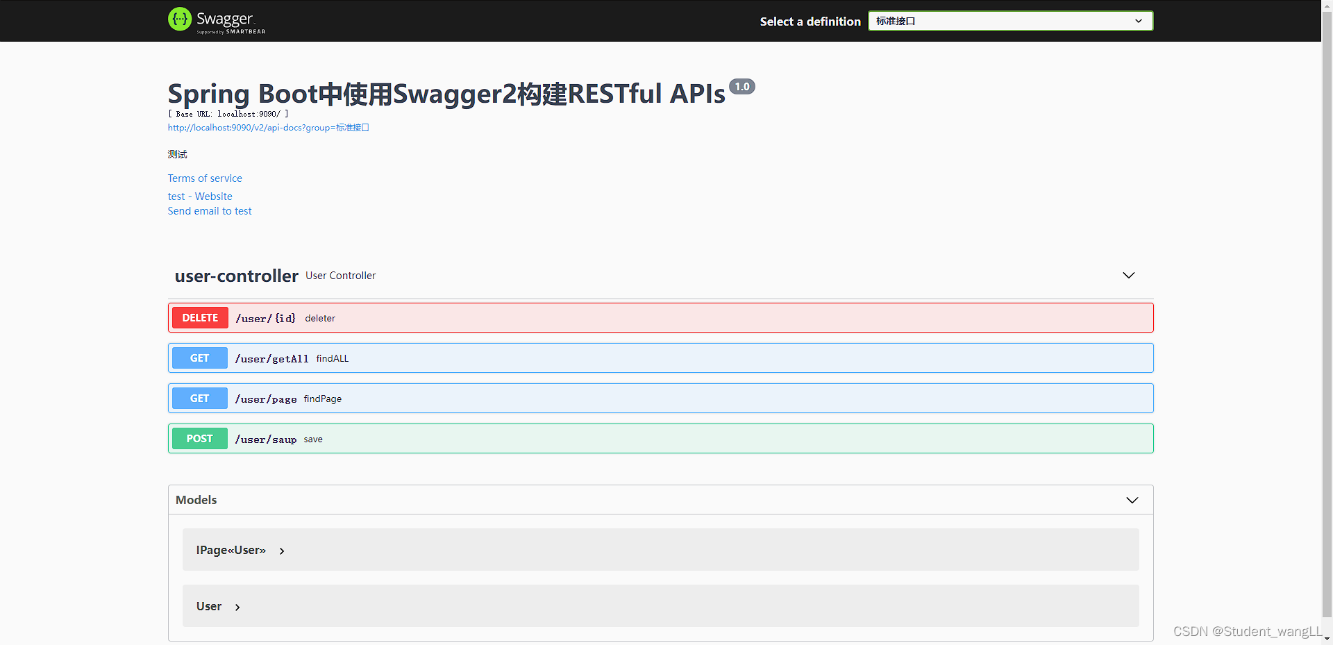 Springboot集成swagger3 Spring Swagger3 Csdn博客