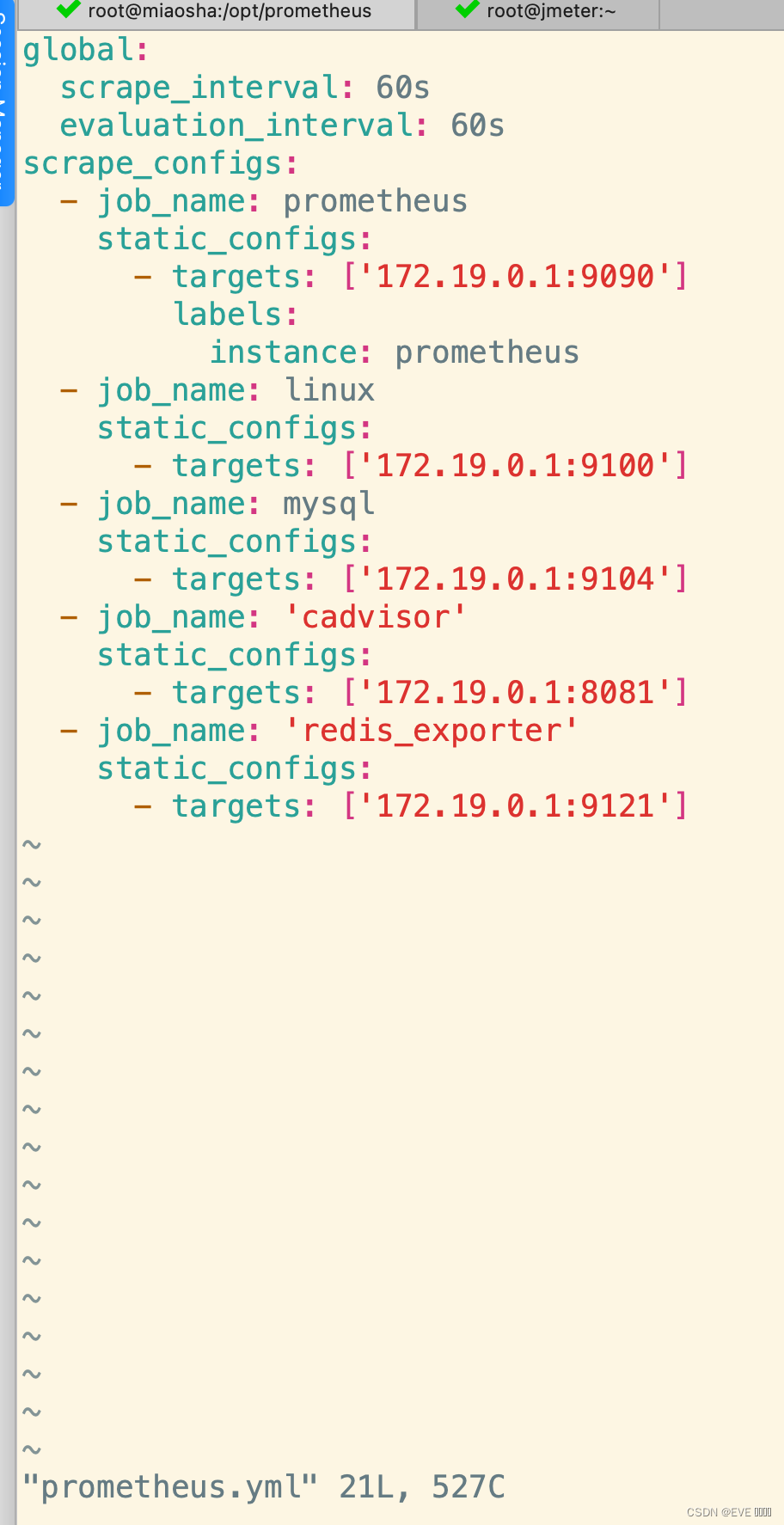 prometheus.yml如果没有修改对启动不了prometheus容器_prmetheus config.yml failed-CSDN博客