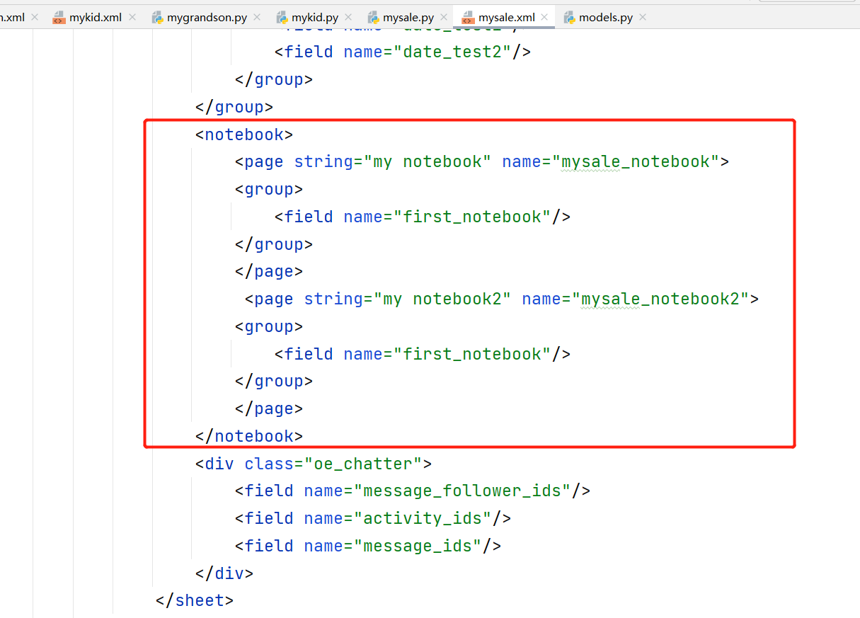 【odoo15】在odoo中创建子页面Notebook和Page_odoo notebook-CSDN博客