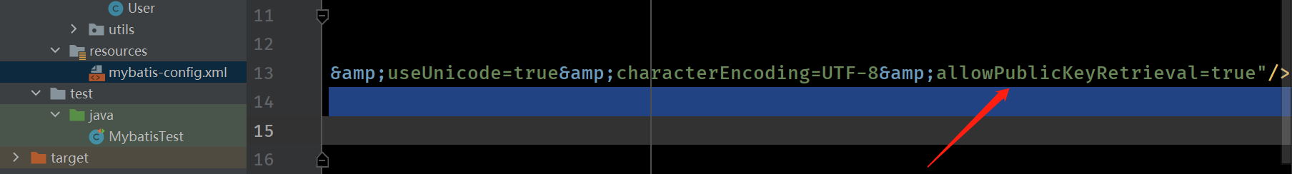 mybatis运行报错java.sql.SQLNonTransientConnectionException: Public Key Retrieval is not allowed ...