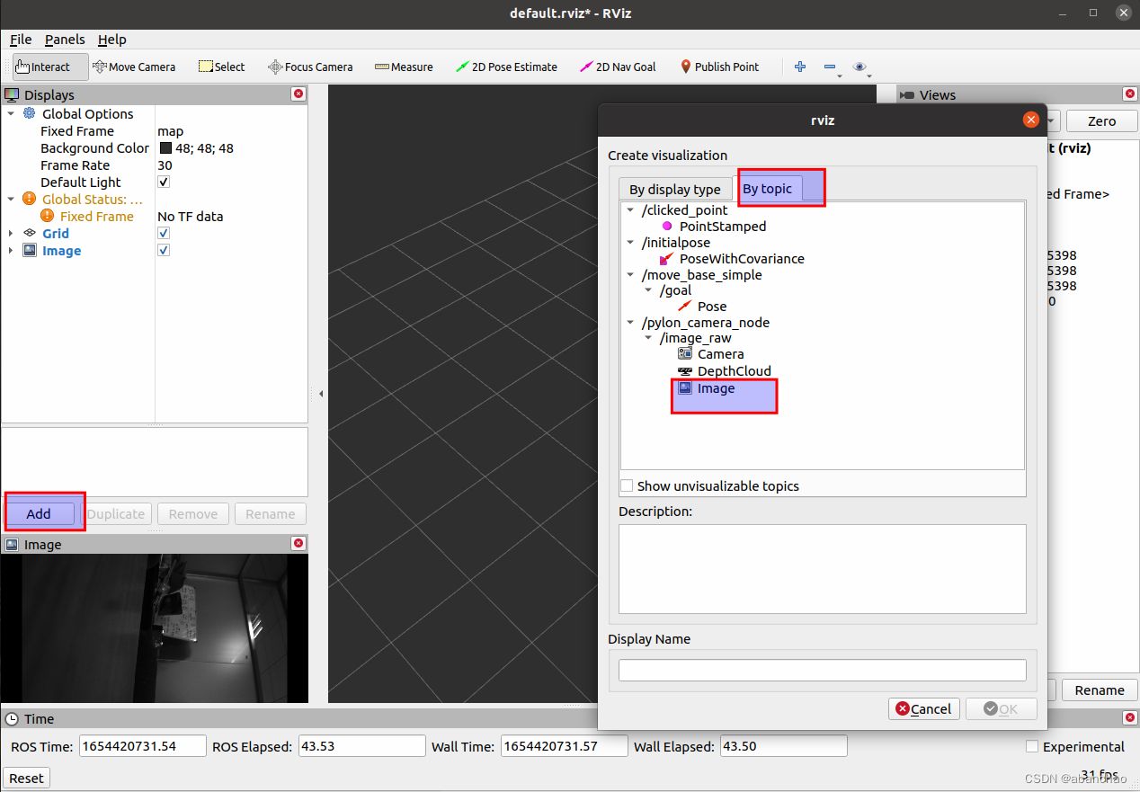 Ubuntu20.04 ROS读取basler相机图像步骤。MATLAB2021b标定basler单目相机_basler工业相机 ubuntu ...