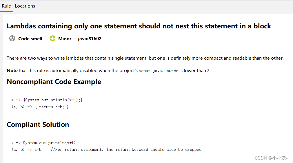 SonarLint，idea安装以及扫描bug修复记录2_remove useless curly braces around statement-CSDN博客