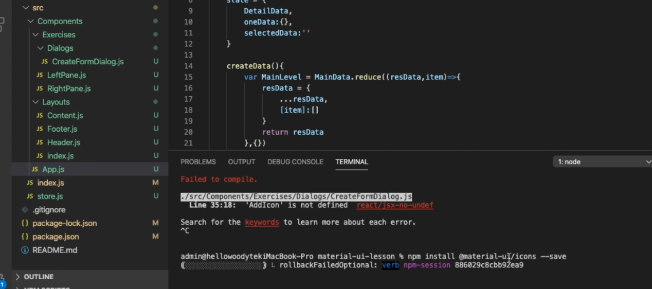前端学习笔记202306学习笔记第五十三天 Reactjs And Material Ui之dialog表单提交icon样式事件,删除功能3