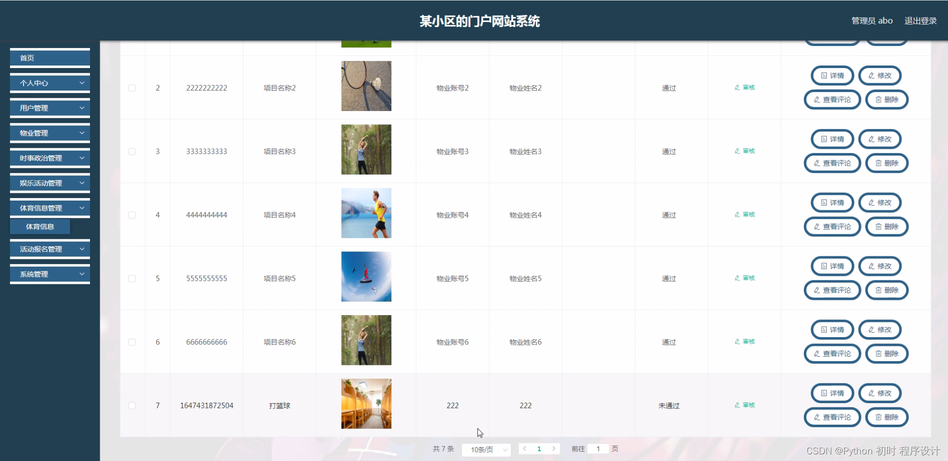Springboot Java Php Node Python某小区的门户网站系统【计算机毕设】 Csdn博客