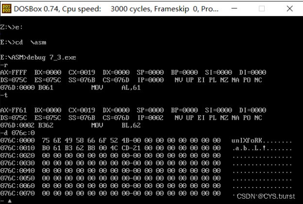 《汇编语言(第四版)》---王爽 第七章更灵活的定位内存地址的方法 详细笔记+代码 ~后续章节笔记，课后检测，实验代码持续更新中_更灵活定位 ...
