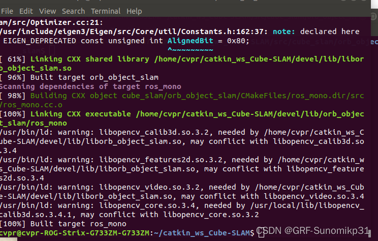 Ubuntu18.04配置Cube-SLAM_vector' has not been declared-CSDN博客