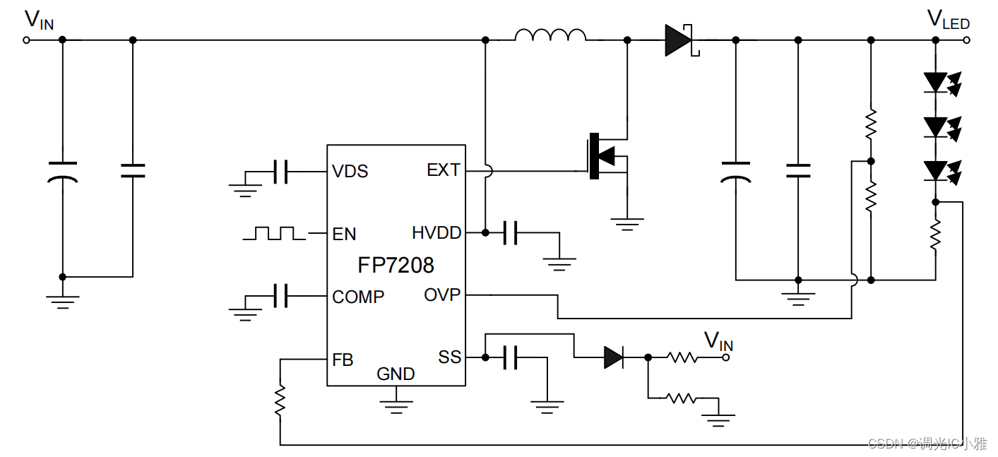 太阳能灯串方案——FP7208+FP5207升压芯片（LED灯串 星星灯串 氛围灯）_替换fp7208-CSDN博客