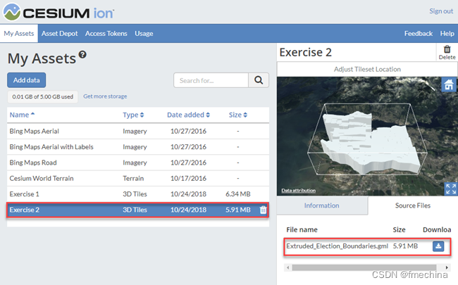 将数据上传到Cesium ion-CSDN博客