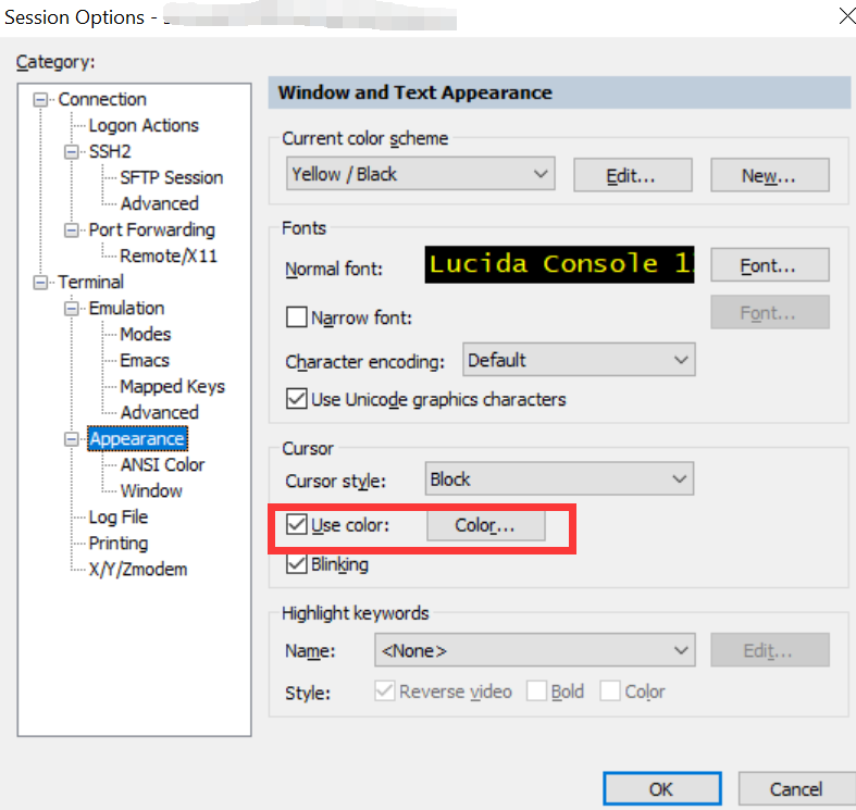 最新 SecureCRT 字体背景颜色更改 (自己记录)_crt如何设置字体七彩颜色-CSDN博客