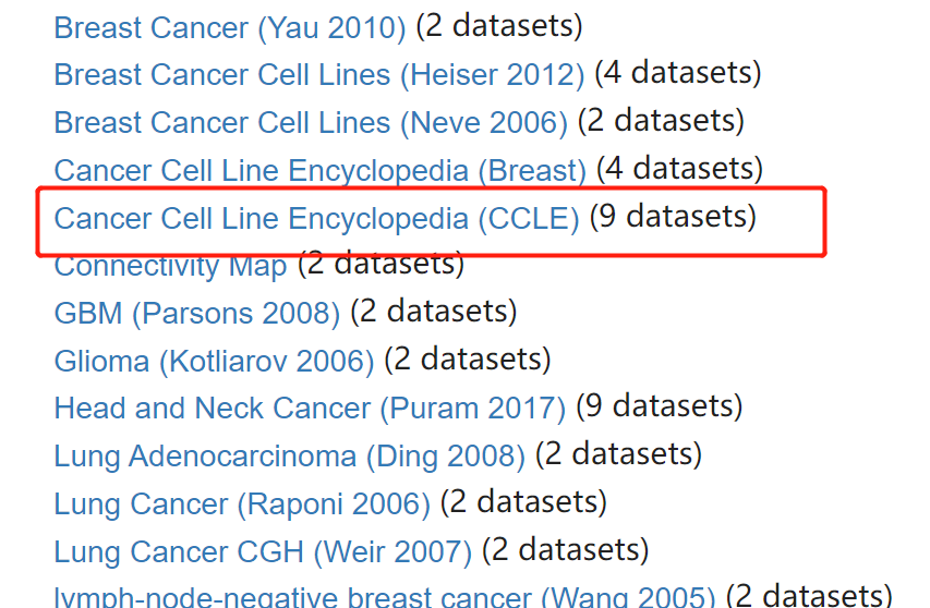 分享一个CCLE细胞系数据(CCLE数据库不能用了吗？)-CSDN博客