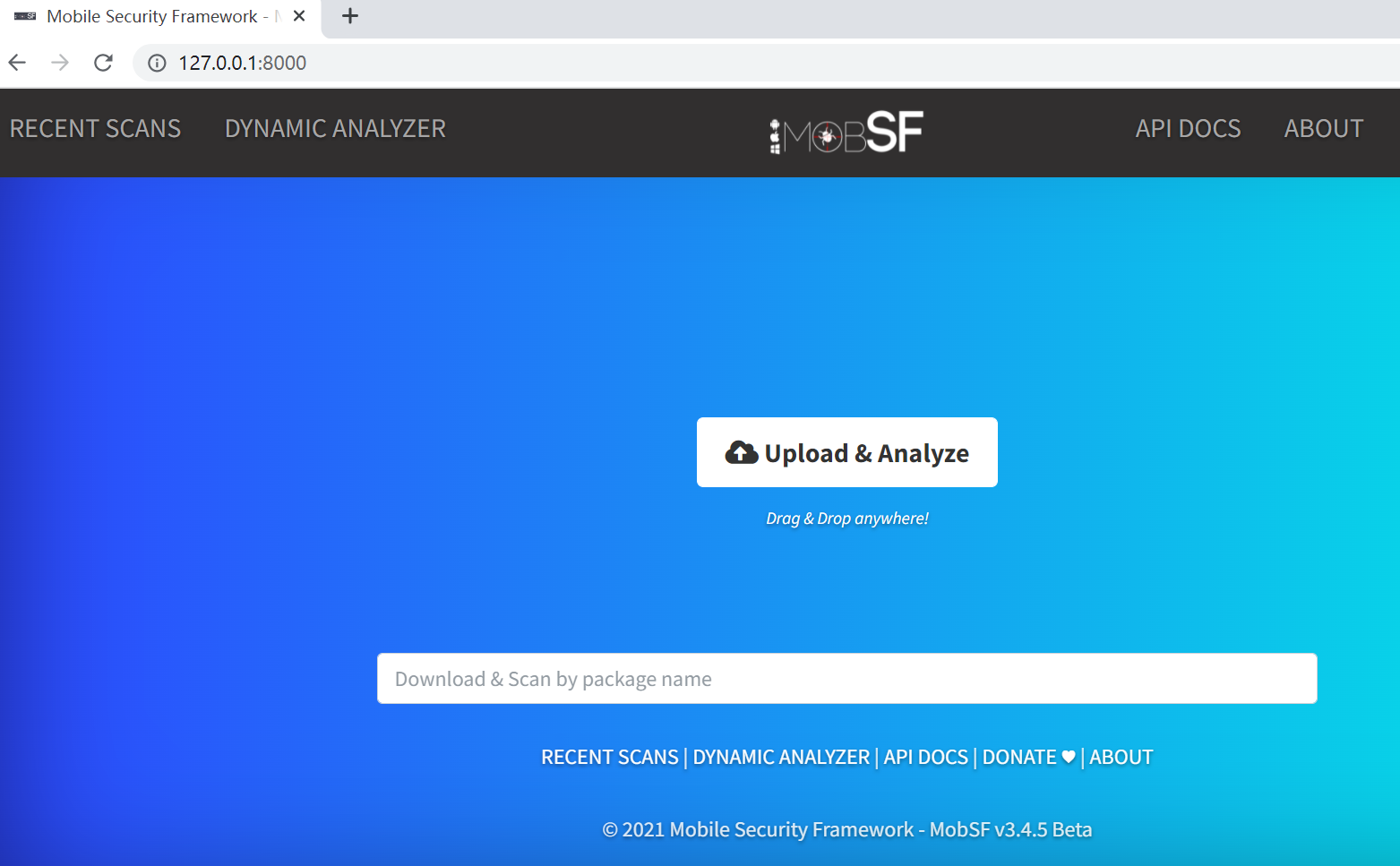 专项---APP安全---MobSF工具的安装和使用_mobsf使用教程-CSDN博客