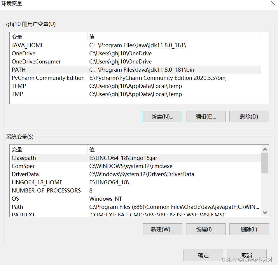 Java环境配置 Csdn博客