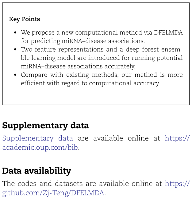 DFELMDA：基于自动编码器的深度森林集成学习识别miRNA与疾病关联（Briefings in Bioinformatics）_mda特征降维-CSDN博客