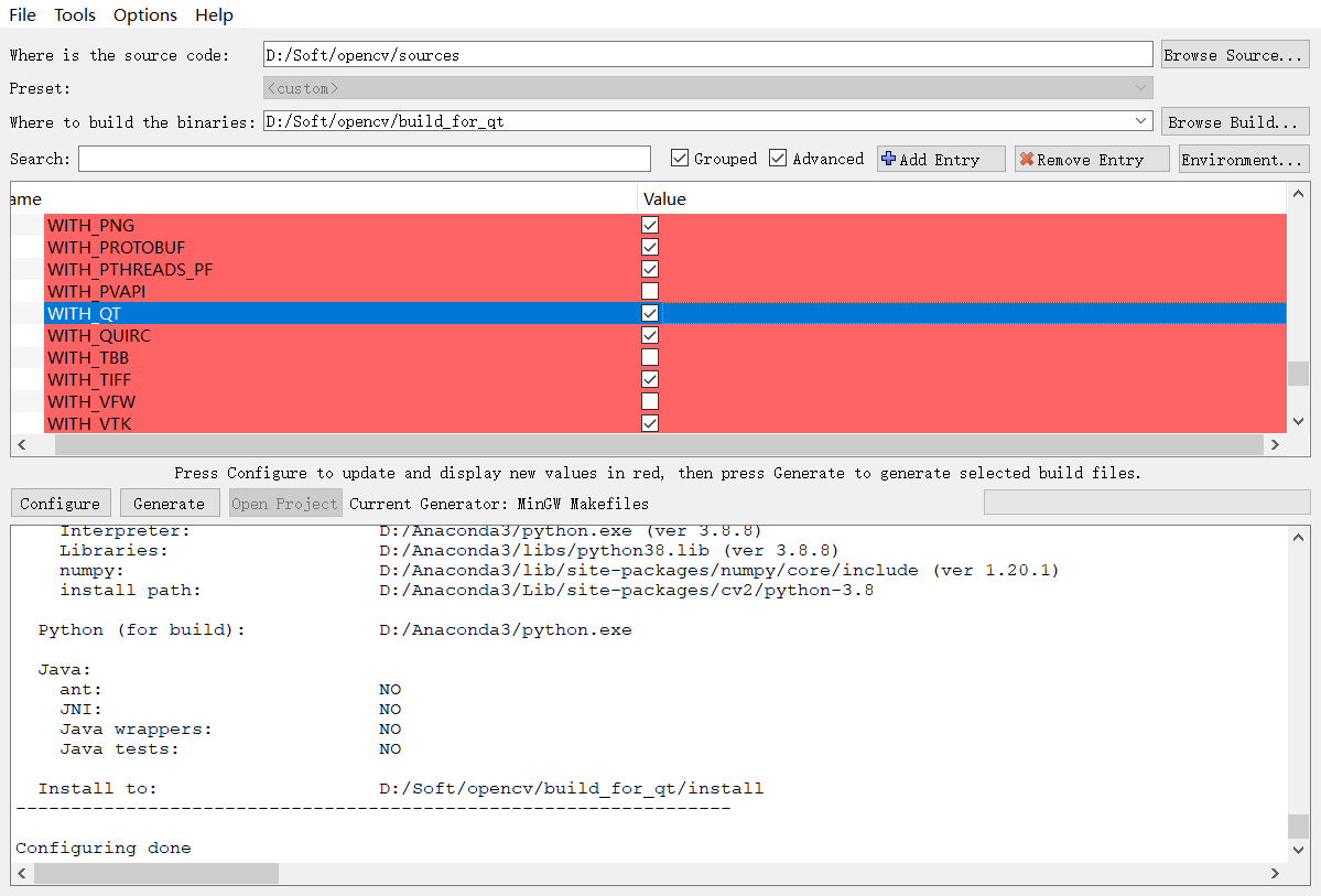 QT中配置OpenCV_qt mingw32-make-CSDN博客