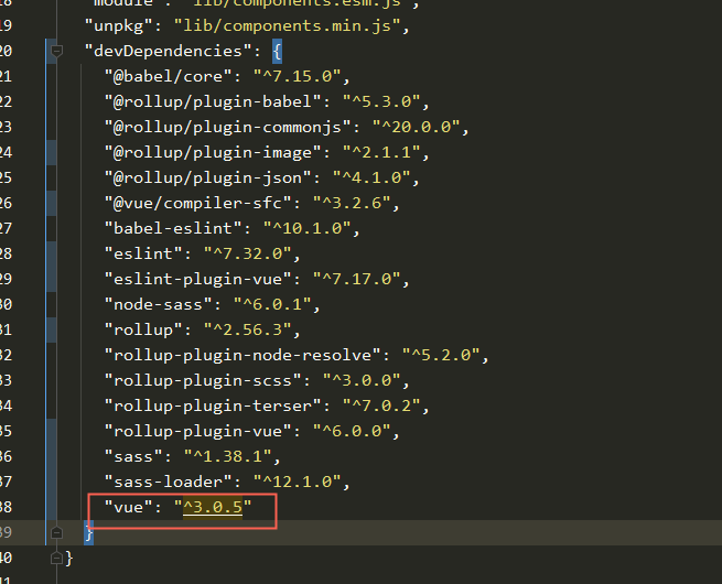 rollup 打包vue3组件库报错 ‘createElementVNode‘ is not exported by node_modules\vue\dist\vue.runtime.esm ...