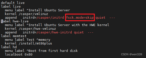 通过mkisofs工具自定义ubuntu 20.04 ISO 跳过check_fsck.mode=skip-CSDN博客