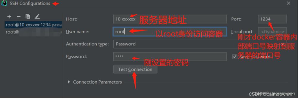 【clion远程开发连接服务器docker容器】_clion连接docker-CSDN博客
