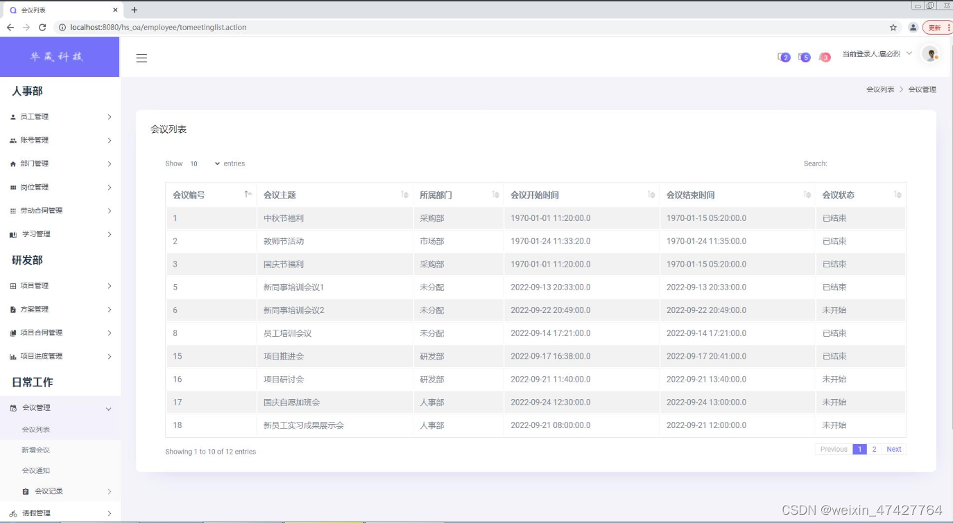 基于springmvc实现的企业管理系统员工管理系统springmvc Csdn博客