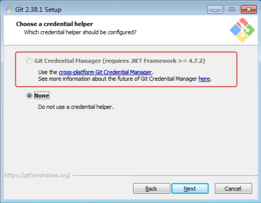 Git 安装：Win7无法保存用户名和密码（requires .NET Framework ＞= 4.7.2）_git credential manager requires-CSDN博客