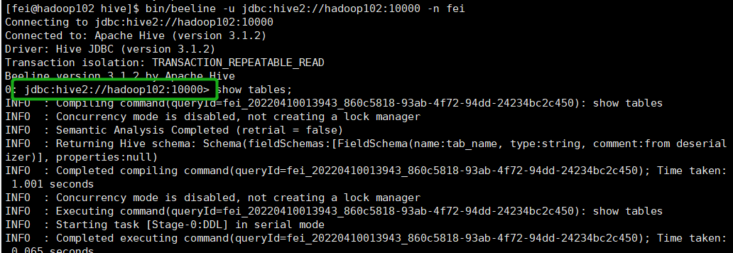 Error: Could not open client transport with JDBC Uri: jdbc:hive2://hadoop102:10000: Failed to ...