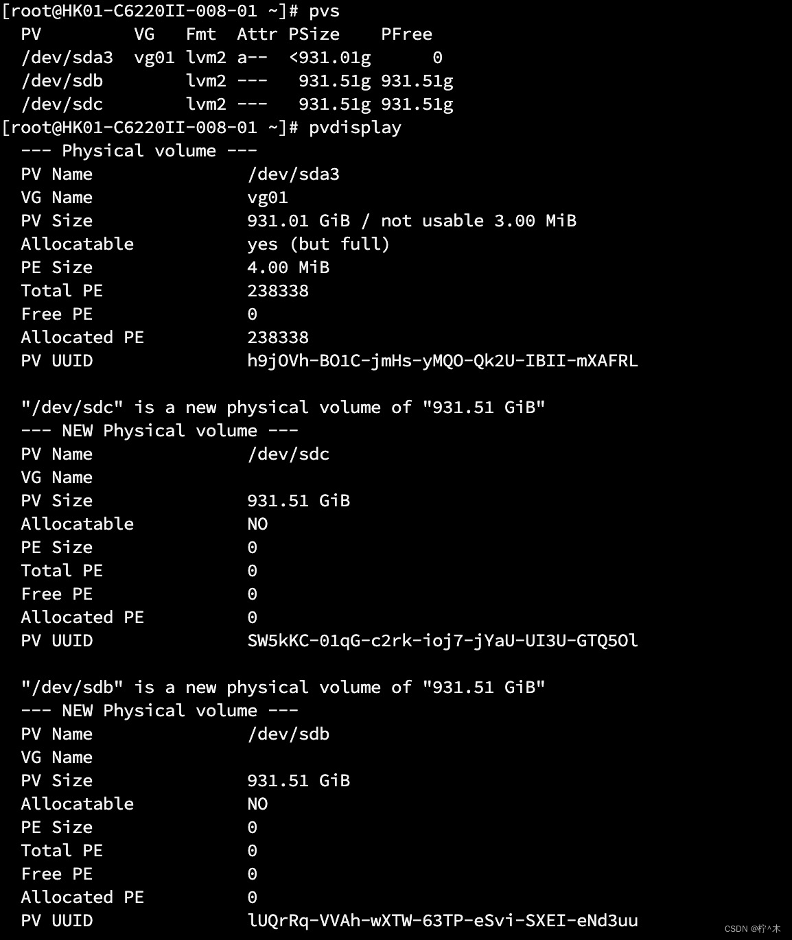 LVM逻辑卷管理_lvcreate -l 100%-CSDN博客
