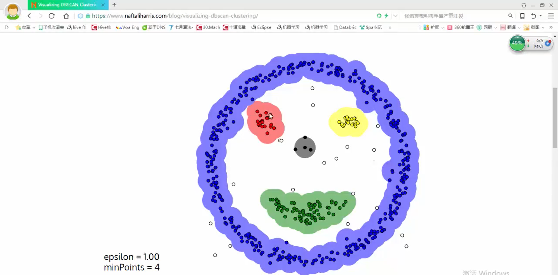 27 机器学习入门篇2 8-算法：DBSCAN聚类-CSDN博客