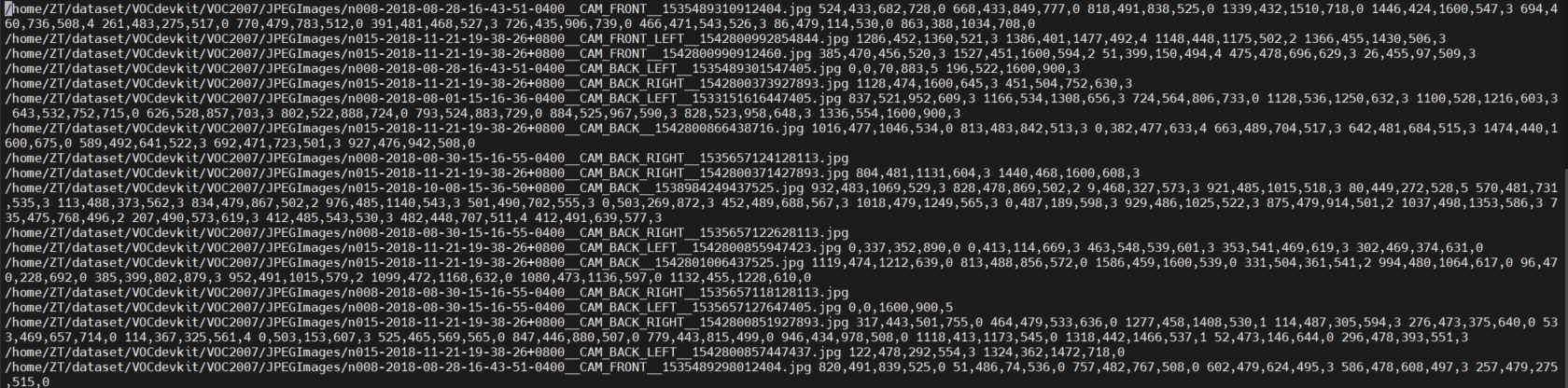 Nuscenes数据集转换voc_xml格式用于yolov4训练_nuscenes yolo-CSDN博客