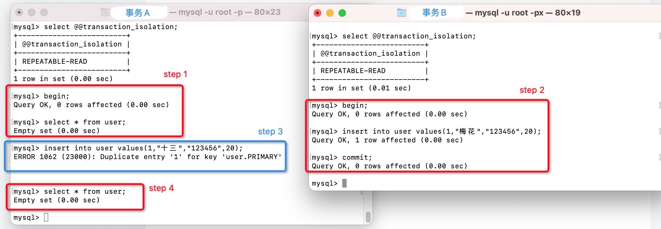 面试官：MySql在Repeatable Read下面是否会有幻读出现？_repeatable read 幻读-CSDN博客
