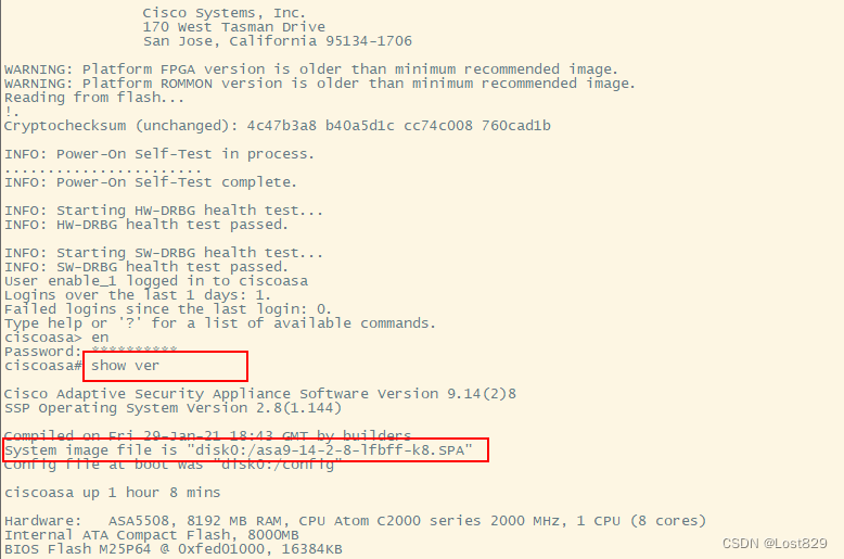Cisco ASA5508-X导入IOS和ASDM系统_asa9-19-1-lfbff-k8.spa如何安装-CSDN博客