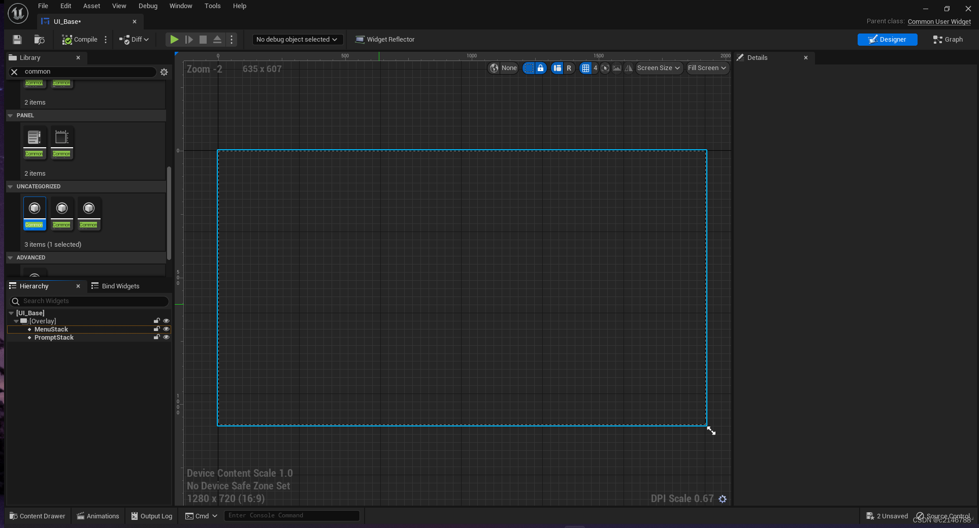 UE5 CommonUI初学笔记-CSDN博客