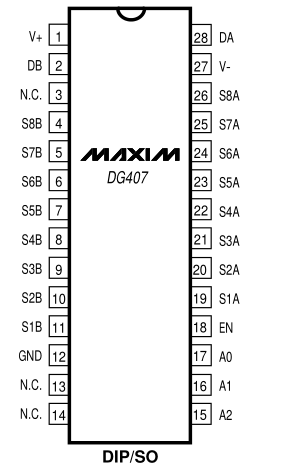 多通道采样常用模拟开关简介_dg408-CSDN博客