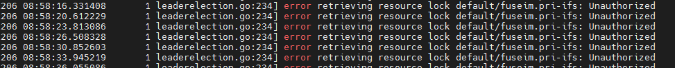 k8s error retrieving resource lock default/fuseim.pri-ifs: Unauthorized-CSDN博客