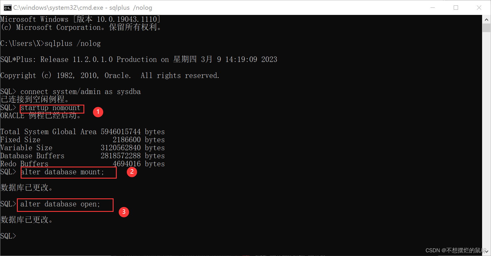 实验二:oracle体系结构、管理oracle数据库实验二oracle数据库物理存储结构管理 Csdn博客