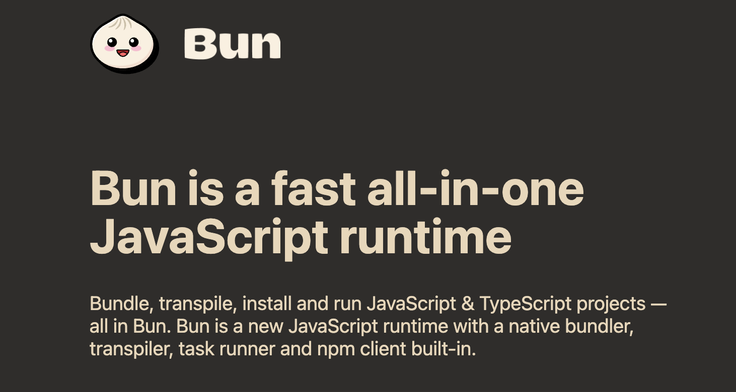 还在用 Node Js 吗？试试 Bun Js Csdn博客