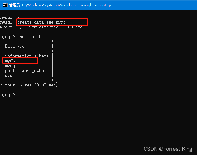 数据库系列---mysql常用命令_命令行 操作 数据库-CSDN博客