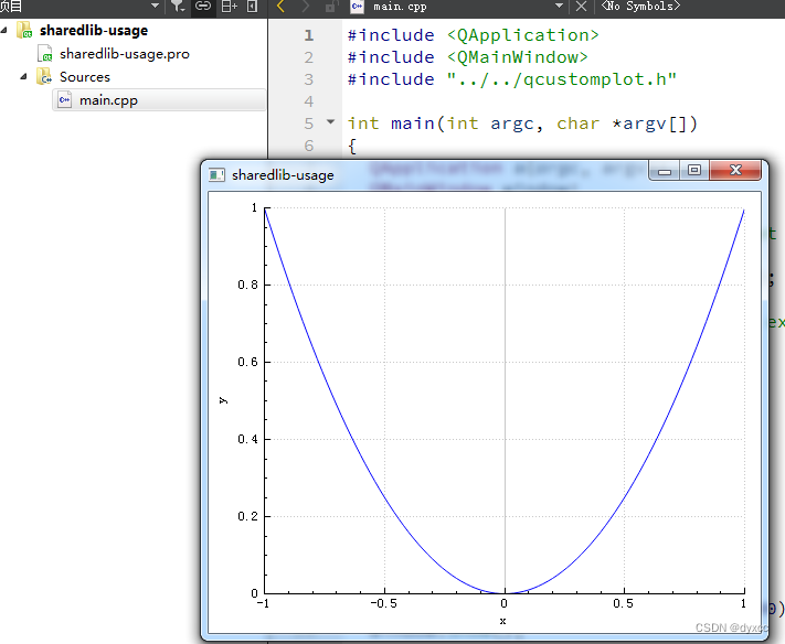 Qt绘图控件QCustomPlot: （二）动态库创建及调用_qt动态库的创建和调用-CSDN博客
