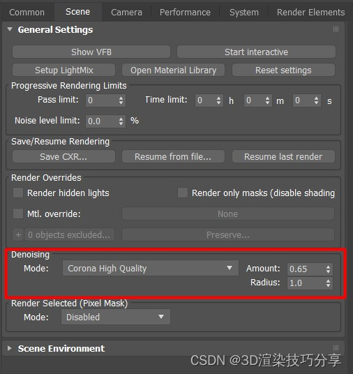 3ds Max如何使用Corona降噪？_3dmax降噪器英文-CSDN博客