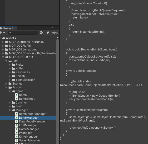 Unity 游戏实例开发集合 之 CutFruit (切水果(水果忍者)) 休闲小游戏快速实现_unity3d切水果-CSDN博客